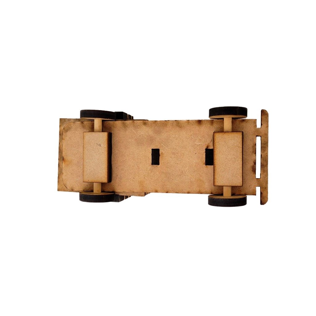 Miniatura caminhão 3d corte a laser em MDF
