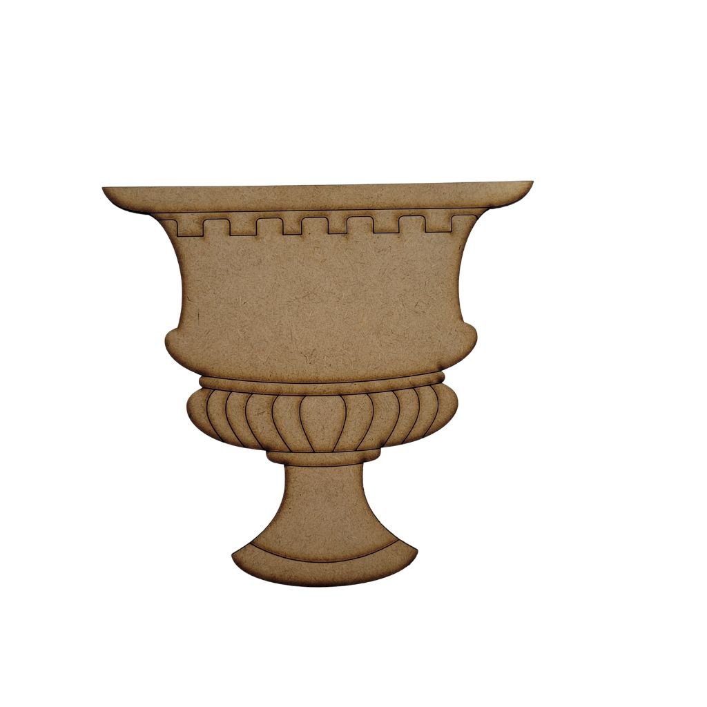 Aplique Vaso Romano em mdf 15cm